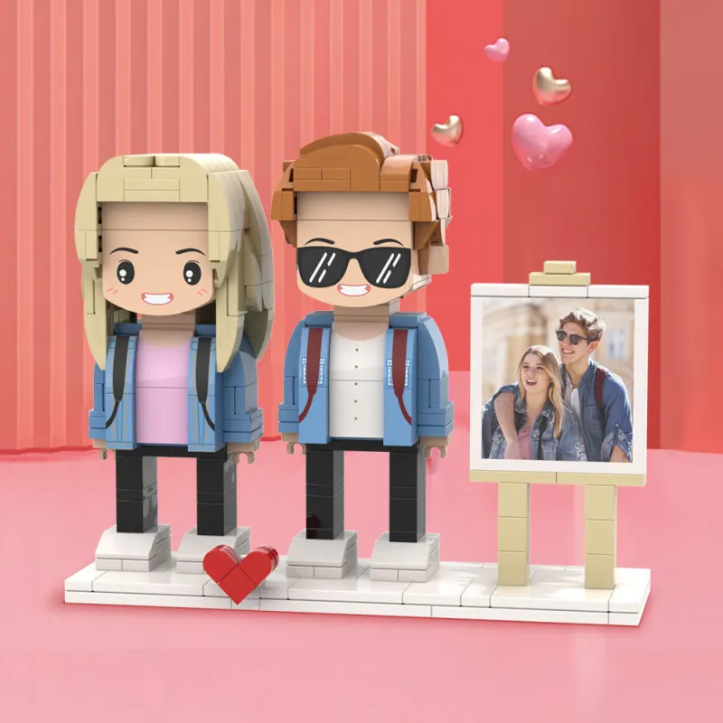 Mini Brick Duo – Custom Couple Figures - Mini Brick Custom